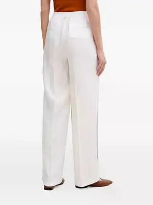 Sisley Elasticated-waistband Straight-leg Trousers