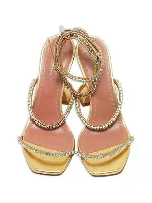 Amina Muaddi Gilda Crystal-embellished Sandals