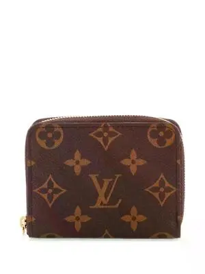 LOUIS VUITTON Zippy Coin Purse Monogram Canvas Pouch - Brown