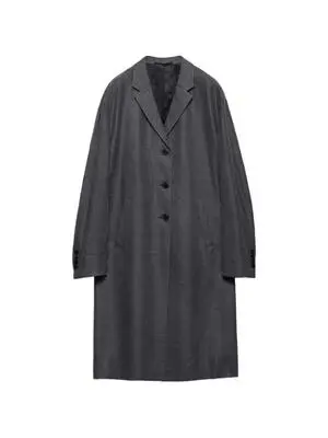 Prada Single-breasted Cashmere And Wool Coat