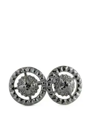 VIVIENNE WESTWOOD Crystal-embellished Orb Earrings - Silver