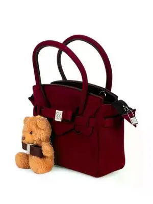 Save My Bag Miss S Bow-detail Tote Bag - Red