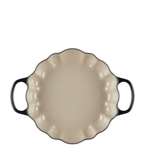 LE CREUSET Cast Iron Pumpkin Shallow Casserole Dish
