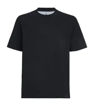 Brunello Cucinelli Cotton Crew-neck T-shirt - Blue