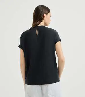 Brunello Cucinelli Stretch-cotton Monili-detail T-shirt