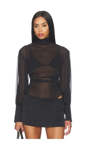 MORE TO COME Kane Open Back Top In . Also - Black