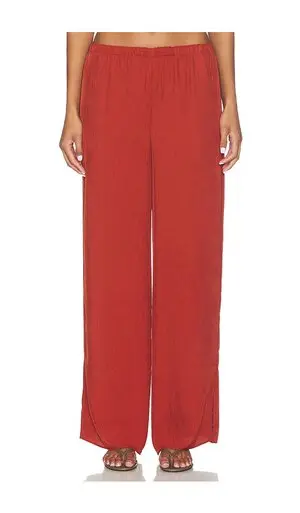 Theory Slit Pant In . Also - Orange