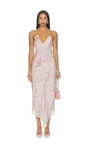 TYLER MCGILLIVARY Liana Dress In . Also - Pink