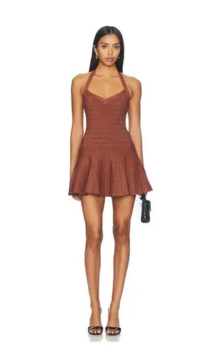 Retrofete Delwen Knit Dress In . Also - Brown
