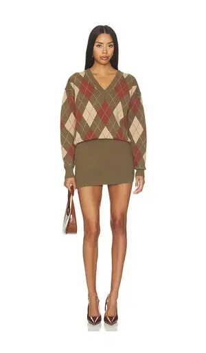 SEROYA Savvy Sweater Dress In . Also - Green