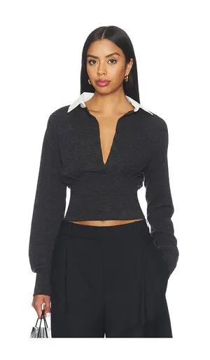 ALL THE WAYS Meghan Knit Top In . Also - Black