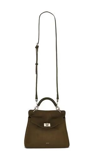 Jw Pei Lucia Classic Faux Suede Top Handle Bag