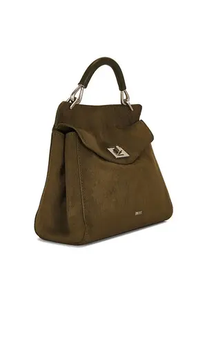 Jw Pei Lucia Classic Faux Suede Top Handle Bag