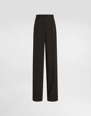 Dolce & Gabbana Flared Woolen Pants Pants And Shorts Wool