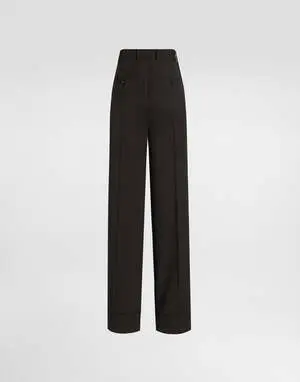 Dolce & Gabbana Flared Woolen Pants Pants And Shorts Wool