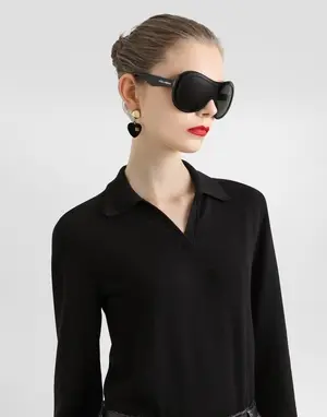 Dolce & Gabbana Cashmere Polo Pullover Sweaters And Cardigans