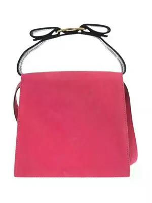 FERRAGAMO 2000-2026 Suede Vara Bow Top Handle Bag Satchel