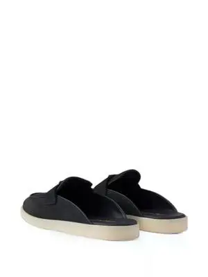 Prada Nubuck Mules - Blue