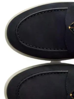Prada Nubuck Mules - Blue