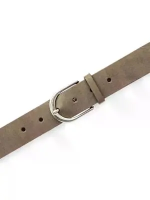 BGM LABEL Velvet-effect Buckle-fastening Belt