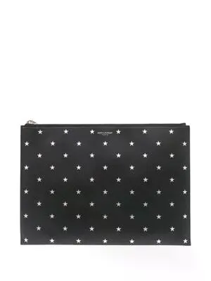 Saint Laurent 2019 Leather Star Clutch Bag