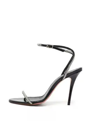 Amina Muaddi Diamante Crystal-embellished Sandals