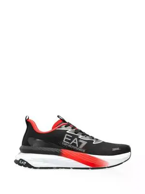 EA7 Crusher Sonic Logo-print Lace-up Sneakers - Black