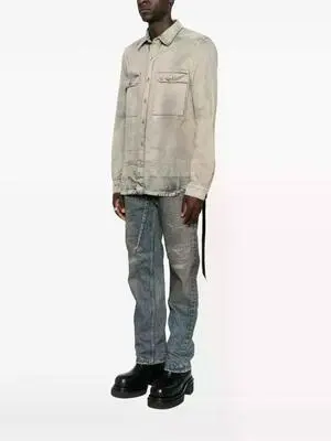 Rick Owens Long-sleeve Buttoned Overshirt
