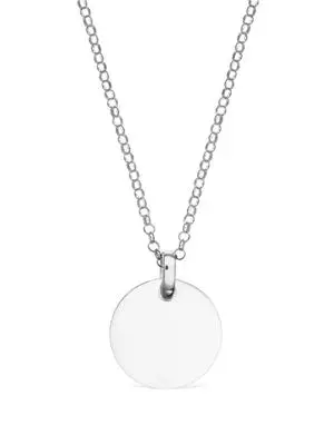 OBSIDIAN Once Or Twice Coin Necklace