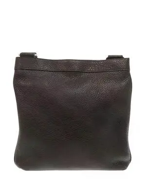 FERRAGAMO 2000-2010 Leather Gancini Crossbody Bag