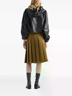 Prada Hooded Nappa-leather Jacket