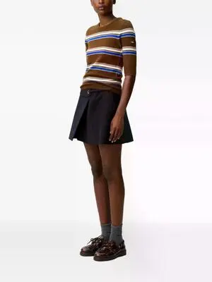 Claudie Pierlot Striped Round Neck Jumper