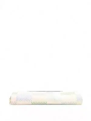 LOUIS VUITTON Zippy Wallet Limited Edition Damierlicious Giant Small Wallets - Blue