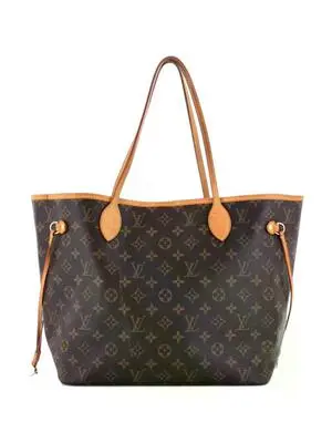LOUIS VUITTON Neverfull Monogram Canvas Mm Tote Bag - Brown