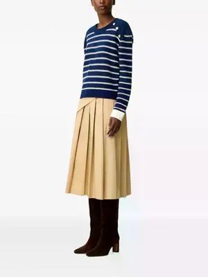 Claudie Pierlot Striped Wool Jumper