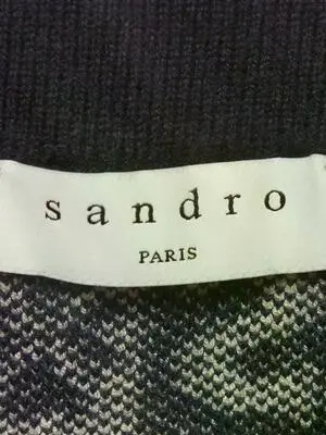Sandro Felicie Monogram Flared Mini Skirt