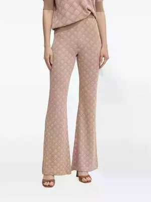 SILVIAN HEACH Geometric-pattern Flared Trousers