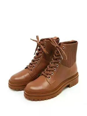 GIANVITO ROSSI Martis Lace-up Ankle Boots