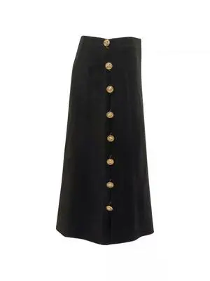Versace Medusa '95 Button-embellished Skirt
