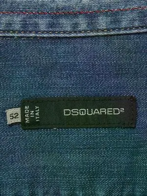 Dsquared2 Distressed-details Denim Shirt