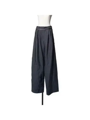 MULLER OF YOSHIOKUBO Belted Pleated Trousers - Black