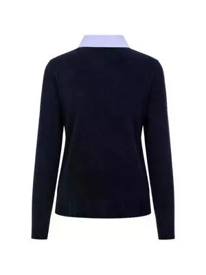 Liu Jo Sweater With Poplin Detail