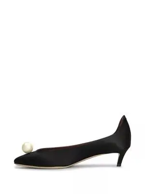 Magda Butrym Pearl-embellished Pointed-toe Pumps