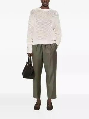 Peserico Sequin-embellished Open-knit Sweater