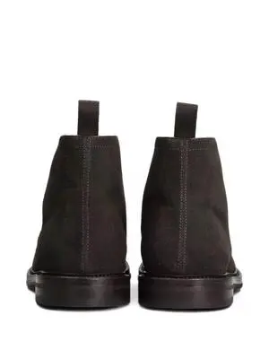 GREEN GEORGE Suede Apron-toe Boots