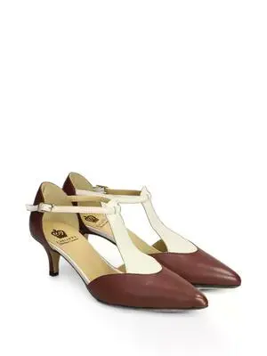 L'ARIANNA T-bar Pointed-toe Pumps