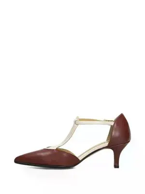 L'ARIANNA T-bar Pointed-toe Pumps