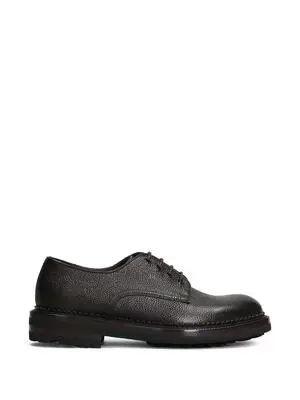 GREEN GEORGE Grainy Derby Shoes - Brown