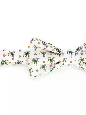 FEFÈ Palm Tree Print Bow Tie