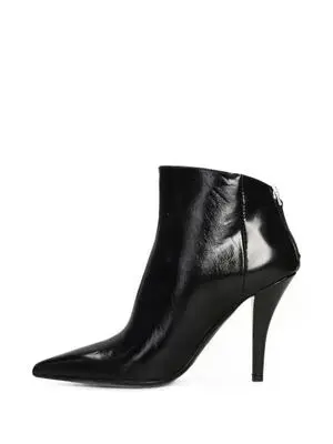 CHANTAL Pointed-toe Leather Ankle Boots